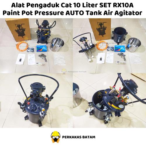 Jual Alat Pengaduk Cat 10 Liter Paint Pot Pressure Auto Tank Air ...