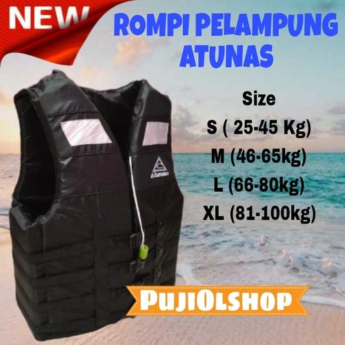 Jual ROMPI, PELAMPUNG ATUNAS/JAKET PELAMPUNG/BAJU PELAMPUNG DEWASA ...