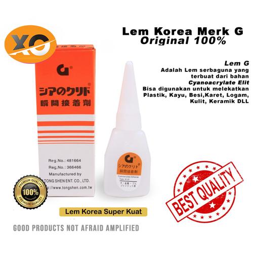 Jual Lem Korea Asli G Handsome Lem Tetes Setan Super Kuat Lem Besi ...