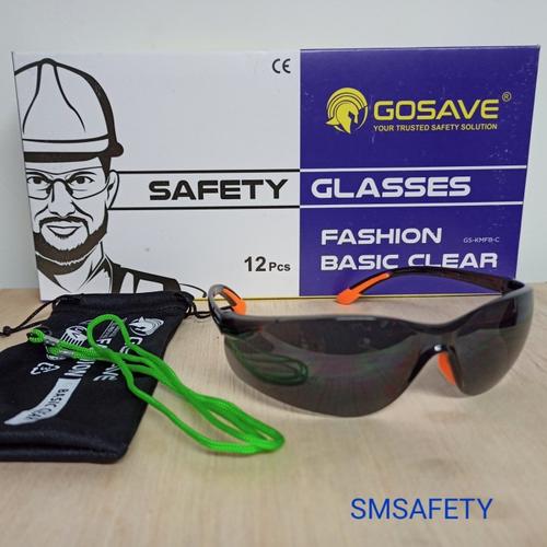 Jual Kacamata Safety Glasses Fashion Bening Clear GOSAVE Motor Las ...