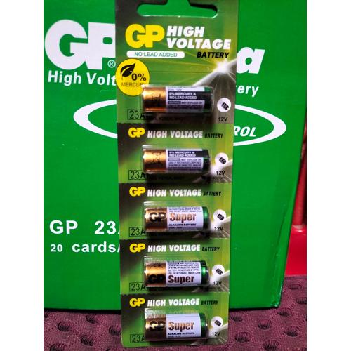Jual Batre Baterai Battery Alkaline GP 23AE A23 23A 12v High Voltage ...