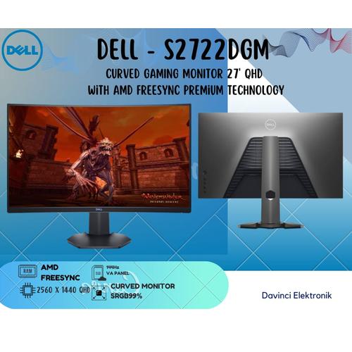 Jual DELL CURVED GAMING MONITOR 27" QHD 165HZ AMD FREESYNC VA ...