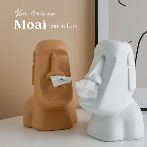 Jual Blou Moai Kepala Batu Tissue Box Kotak Tissue Unik insp Moai ...