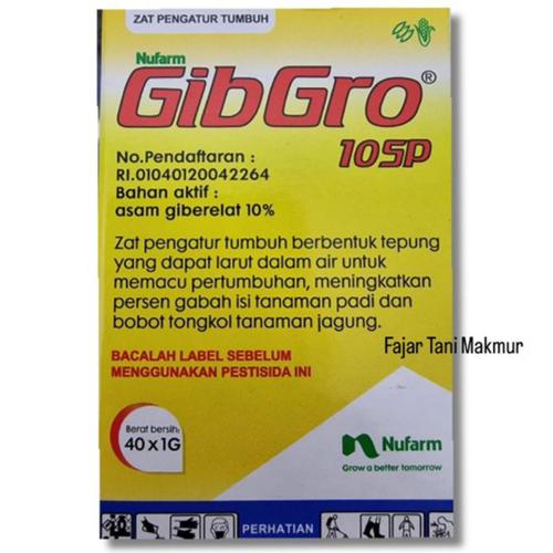 Jual ZPT GIBGRO 10 SP / Hormon Pertumbuhan 1 gram/PCS - 1 kotak - Kab ...
