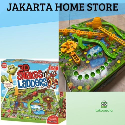 Jual Mainan Anak Board Game Ular Tangga 3D Snake Ladder - Jakarta Utara ...