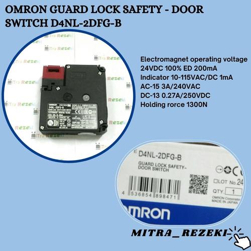 Jual OMRON Guard lock safety - door switch D4NL-2DFG-B - Kota Tangerang ...