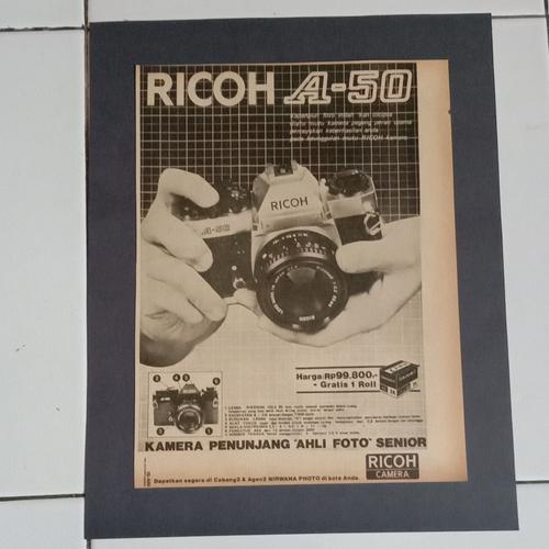 Jual iklan kamera Ricoh potongan majalah jadul kuno lawas - Kota ...