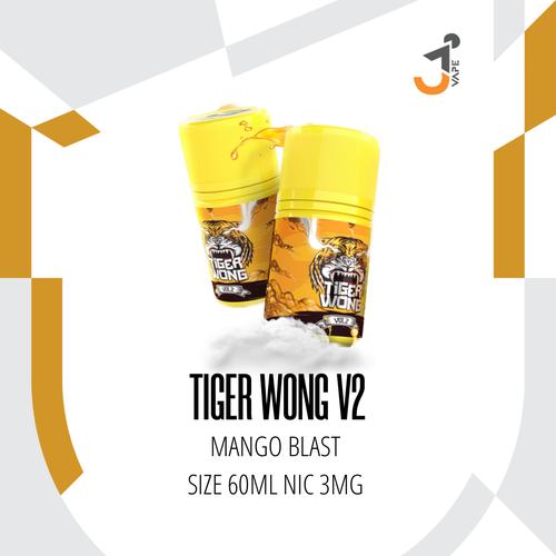Jual TIGER WONG V2 MANGO BLAST 60ML BY VAPEZOO X BAIM WONG FREEBASE ...