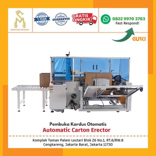 Jual Mesin Pembuka Kardus Otomatis / Automatic Carton Erector - Gurki ...