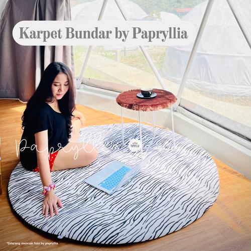 Jual Karpet Bundar Aesthetic Karpet Lantai Karpet Bulat Diameter ...