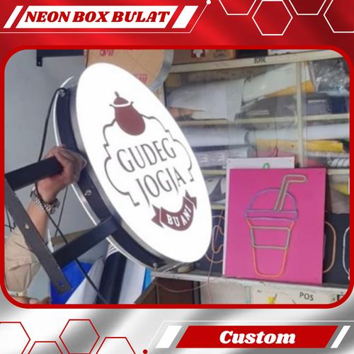 Jual NEON BOX BULAT 2SISI CUSTOM DESAIN - Stiker 2Sisi - Kab. Bogor ...