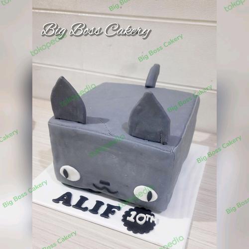 Jual BIRTHDAY CAKE KUE ULANG TAHUN KOTAK PERSEGI KARTUN SIMPLE ...