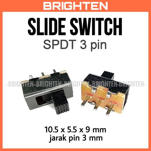 Jual Slide Switch 3 pin SPDT Sakelar Geser 3p - Kota Bandung - BRIGHTEN SHOP | Tokopedia