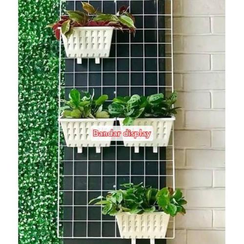 Jual hiasan taman Ram Besi Putih Pot Gantung Gantungan Pot Argo BESI ...