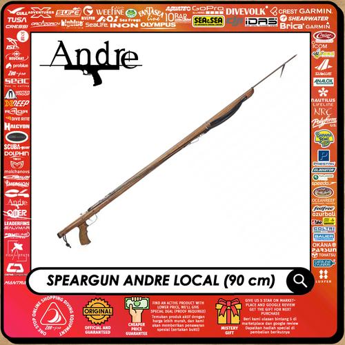 Jual Andre Speargun Local Wooden Kayu Jati Panah Ikan Spearfishing 90cm ...