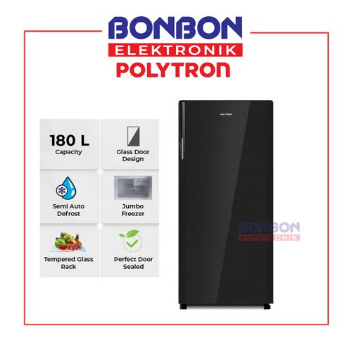 Promo POLYTRON Kulkas 1 Pintu 180L PRA 18DMY Belleza 180 liter 18 DMY ...