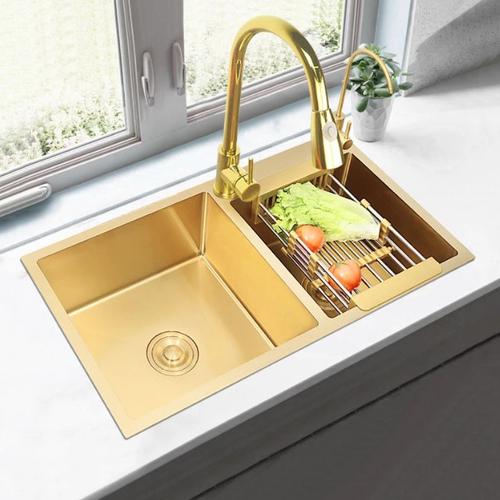Promo Kitchen Sink Gold 8245 Stainless Steel SUS304 - Bak Cuci Piring ...