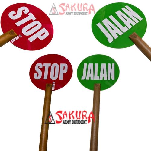 Jual Rambu Stop Safety Tongkat Stop Lalu Lintas Papan Stop Jalan Besar ...