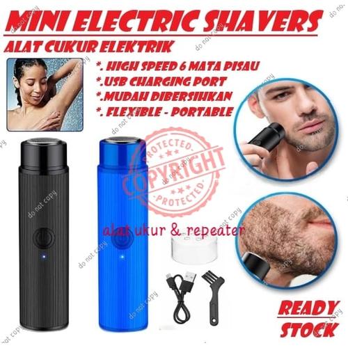 Jual Alat Cukur Elektrik Portable Mini Cukur Kumis Jenggot Bulu ketiak ...