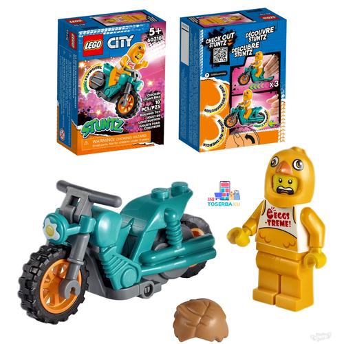 Jual LEGO 60310 CITY STUNTZ CHICKEN STUNT BIKE / MAINAN ANAK BRICK LEGO ...