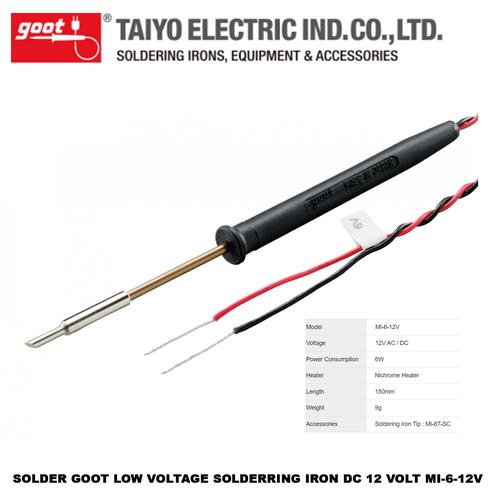 Jual Solder Goot Low Voltage Solderring Iron AC DC 12 Volt MI-6-12V ...