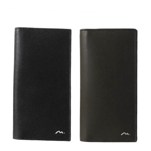 Jual Miniso Dompet - Men's Vertical Long Bifold Wallet with Silver ...