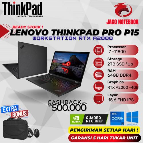Promo Lenovo Thinkpad Pro P15 Oled Workstation 4K RTX2000 4GB I7 11800 ...