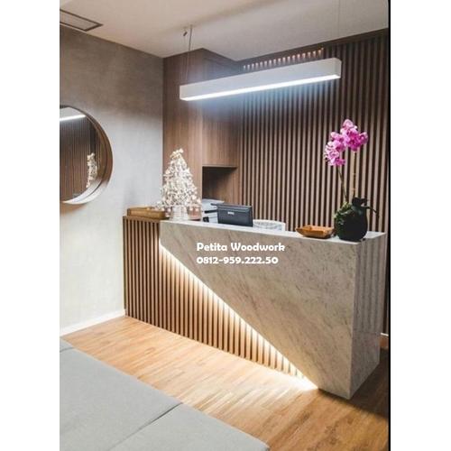 Jual Meja Counter Custom - Meja Bar - Meja Resepsionis- Coffee Shop ...