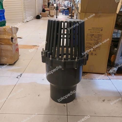 Jual foot valve pvc 3 inch flange jis 10k / swing foot pvc flange 3 ...