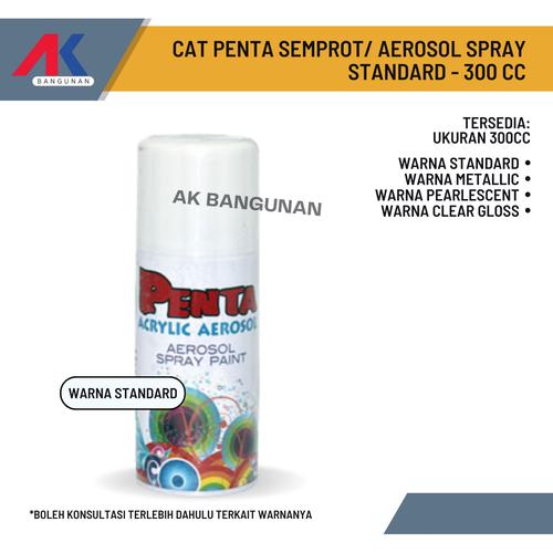 Jual Cat Semprot Penta Aerosol Warna Standar 300CC / Cat Pilox / Pylox ...