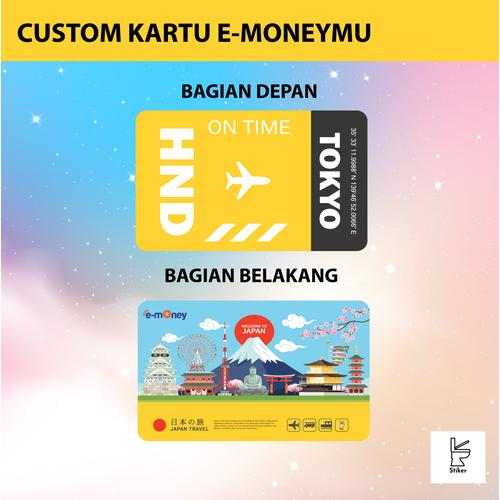 Jual Sticker kartu e-money depan+belakang japan art - Jakarta Timur ...