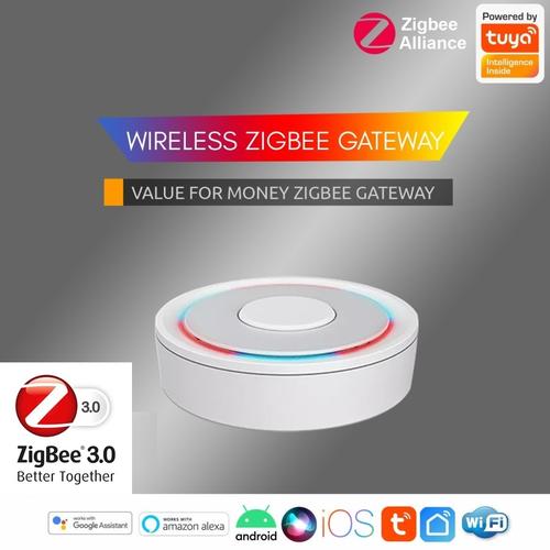 Jual Smart Wireless ZigBee 3.0 Gateway Hub Tuya Smartlife Home ...