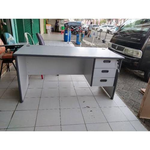 Jual Meja Kerja UNO 120x60cm / Meja Belajar / Meja Tulis Warna Putih ...