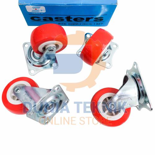 Jual Roda Kastor HITEC 2" Inch Hidup Casters 2 inch 4Pcs - Kab. Bantul ...