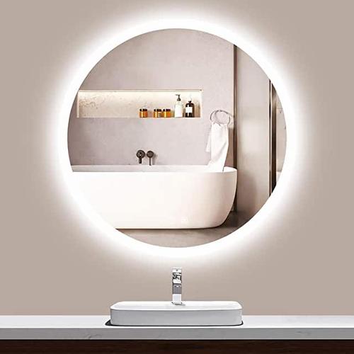 Jual Cermin LED D60cm/Cermin kamar mandi/Cermin Wastafel/Cermin ...