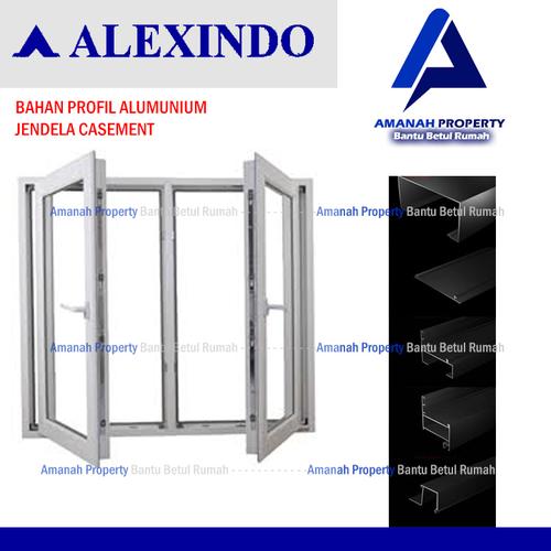 Jual Bahan Kusen dan Jendela Casement Profil Alumunium ALEXINDO ...