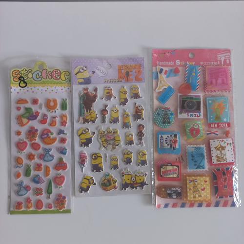 Jual Cute premium aesthetic stickers stiker pop up 3D timbul adults ...