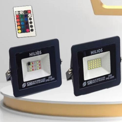 Jual HILIOS lampu sorot tembak led rgb 10w 20w 30w 50w 100w 200w warna ...