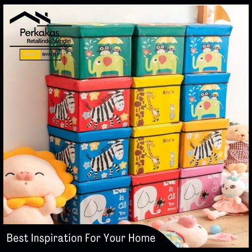 Jual Animal Storage Box Kursi Tempat Simpan Mainan Anak Serbaguna ...