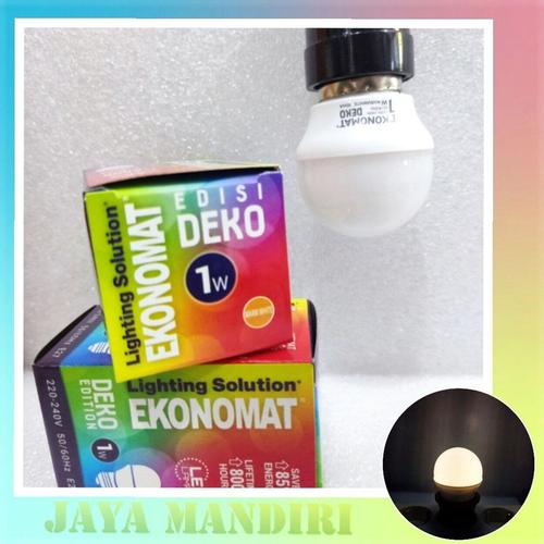 Jual LED Ekonomat 1W Warna 1 Watt Lampu Tidur 1 Watt 1watt PUTIH ...