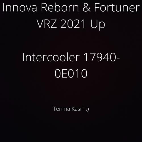 Jual Intercooler Innova Reborn Fortuner VRZ 2021 Up Original 17940 ...