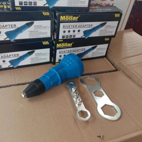 Jual Adaptor Gun Rivet / Adapter paku rivet adapter rivet mesin bor ...