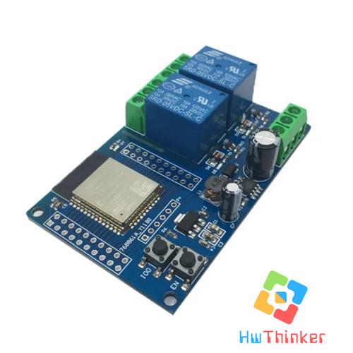Jual Modul ESP32 with Relay 10A 2 Channel ch 2ch WIFI Bluetooth WROOM ...
