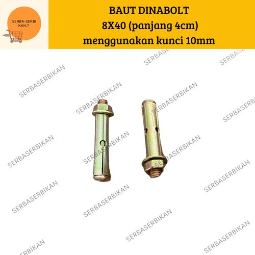 Jual BAUT DYNABOLT M8 X 40 BAUD DINABOLT BETON - Kota Tegal ...