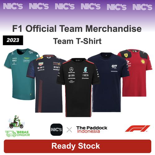 Jual Original Official Formula 1 F1 Team T-Shirt 2023 - Redbull Team ...