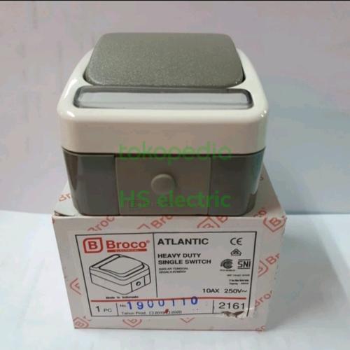 Jual Heavy Duty Single Switch Outdoor / Saklar engkel Broco ATLANTIC ...