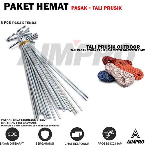Jual Pasak tenda Besi Galvanis ujung tumpul - Pasak - Patok Outdoor ...