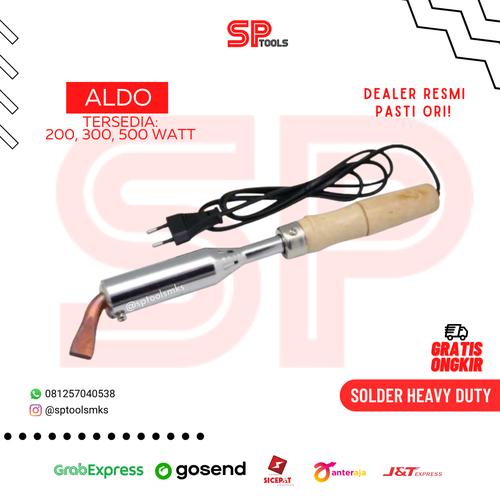 Jual SOLDER LISTRIK HEAVY DUTY GAGANG KAYU 200W 300W 500W ALDO - 200 ...