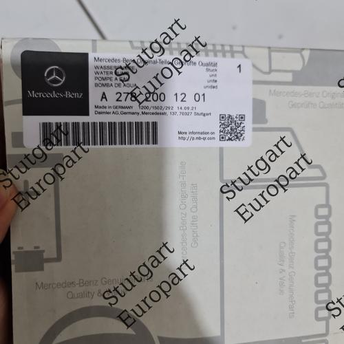 Jual WATERPUMP ASSY MERCY S63 A2782001201 FOR MERCY S400 GL400 CLS 63 ...