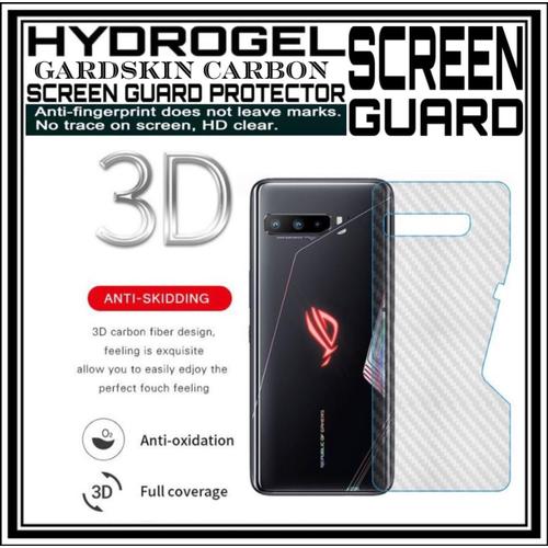Jual ASUS ROG PHONE 3 STRIX GARSKIN CARBON BACK 3D HYDROGEL SCREEN ...